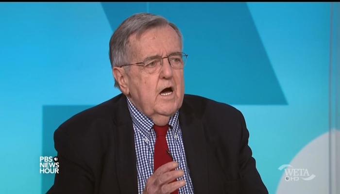 On PBS, Mark Shields Slams Trump Tweets as 'Cyberbullying' of Unions ...