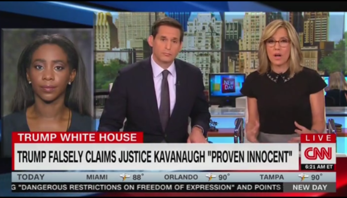 CNN's Camerota: Uncorroborated Deborah Ramirez Accusation 'Certainly ...