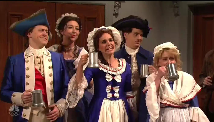SNL Flunks American History 101 in Colonial Era Themed Super Bowl Skit ...