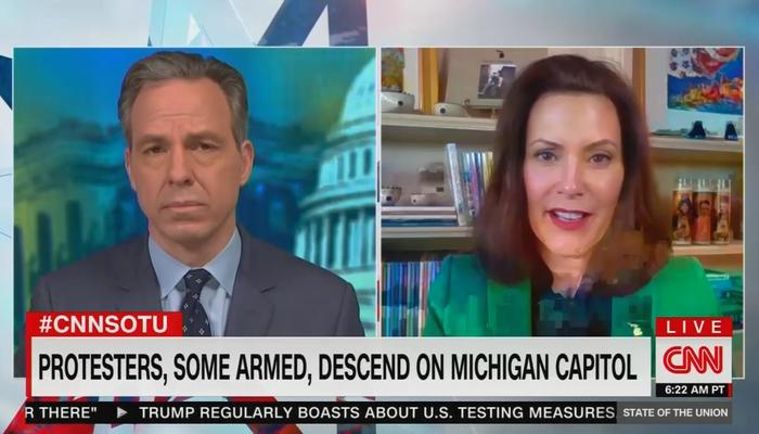 Tapper Tees Up Governor To Smear Protesters With Nooses Nazis