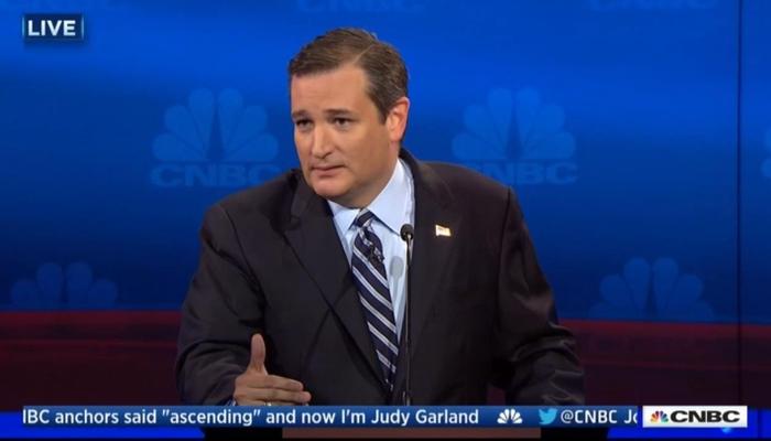 Sen. Ted Cruz Takes CNBC Debate Panelists to Task for Bias | Newsbusters
