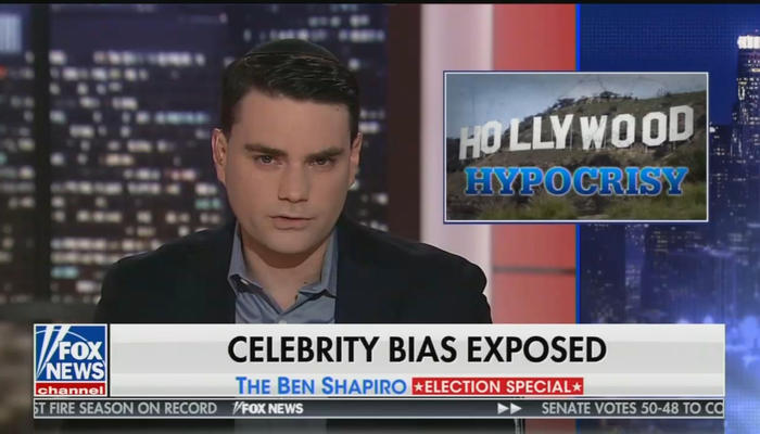 Ben Shapiro Calls Out Hollywood and the Media For Their #MeToo ...
