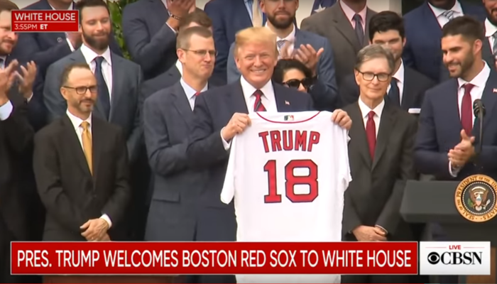 Media Claim Trump Divides Red Sox Along Racial Lines | Newsbusters