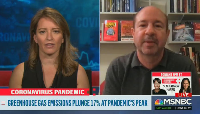 MSNBC’s Tur Touts Climate as ‘Positive Consequence of the Pandemic ...