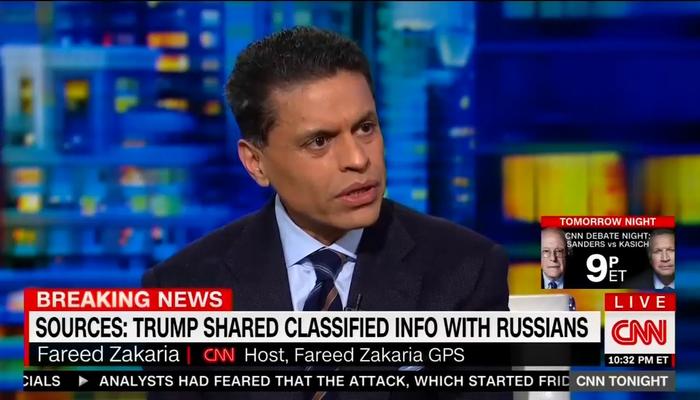 CNN's Zakaria Hopes Trump Behavior Is 'Incompetence' and Not Something ...